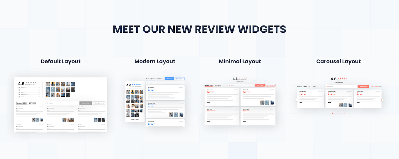 Introducing Opinew’s New Shopify Review Widgets