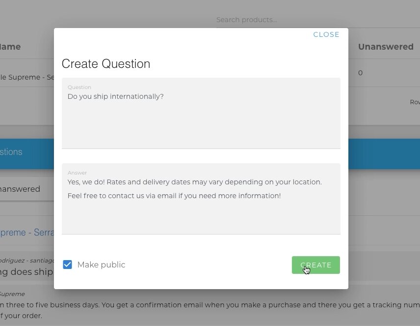 How To Create A Question - Opinew Help